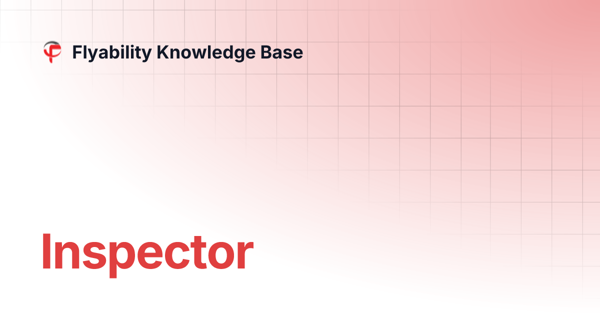 Inspector | Flyability Knowledge Base