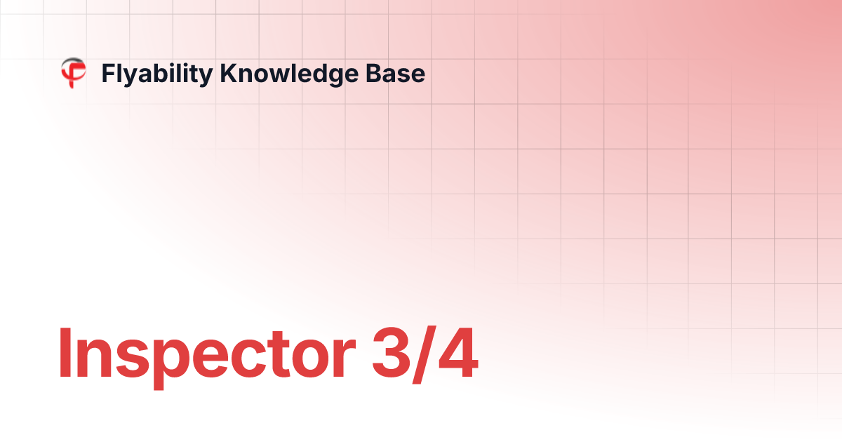 Inspector 3/4 | Flyability Knowledge Base