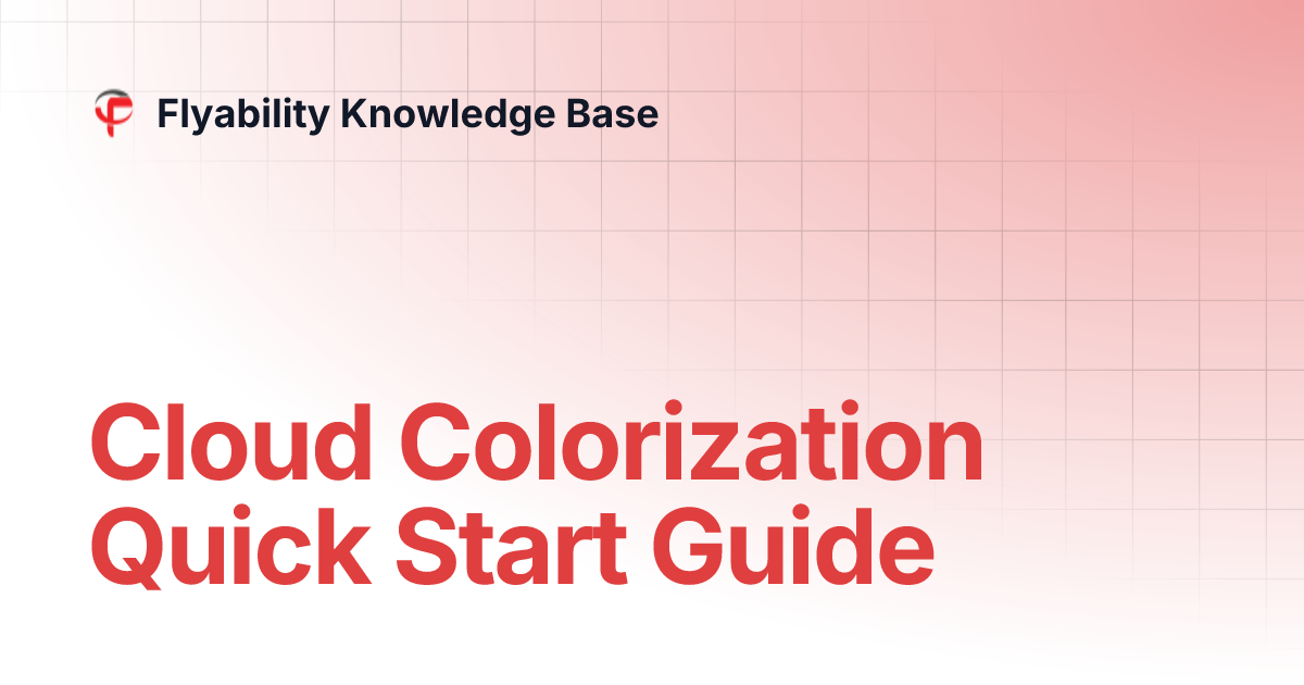 Cloud Colorization Quick Start Guide Flyability Knowledge Base