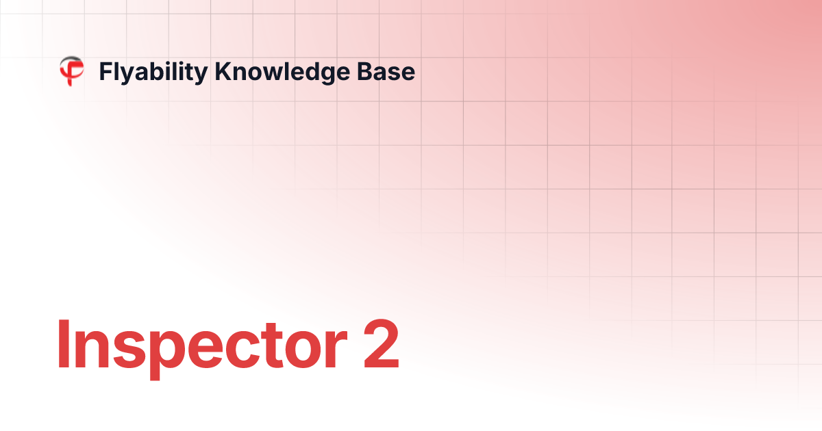 Inspector 2 | Flyability Knowledge Base