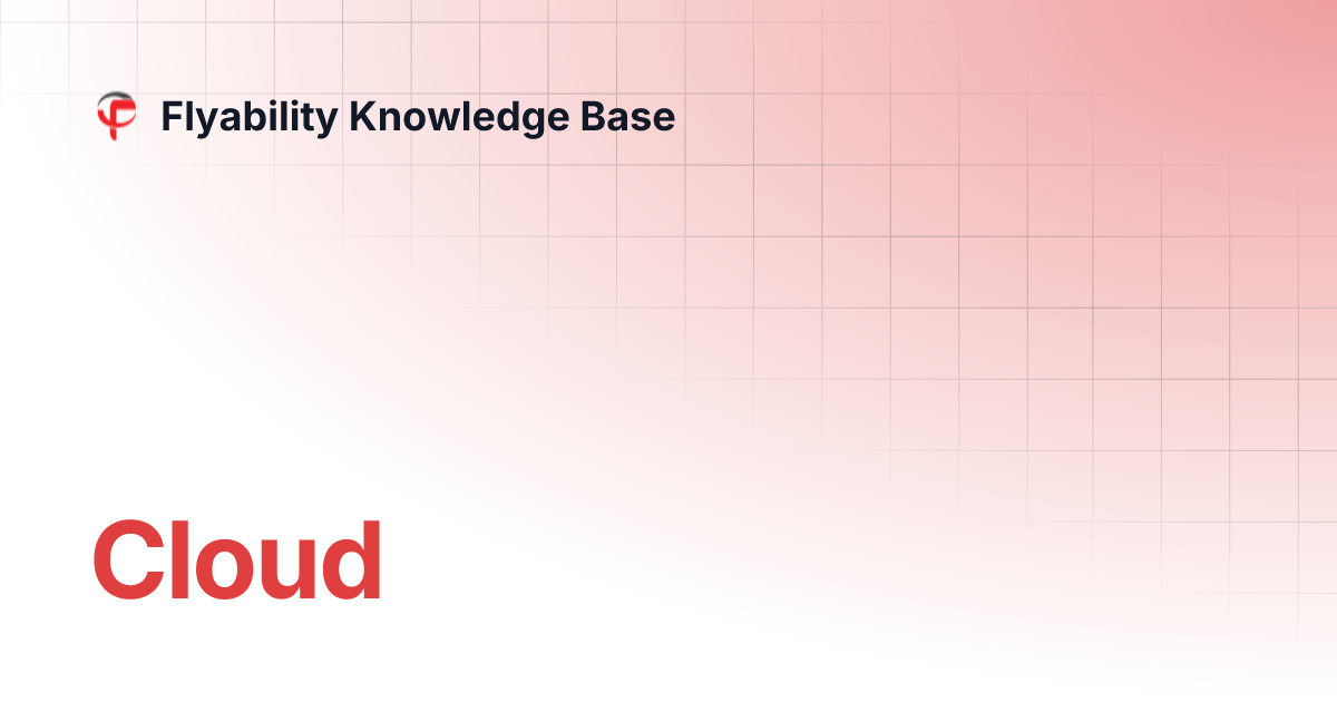 Cloud | Flyability Knowledge Base