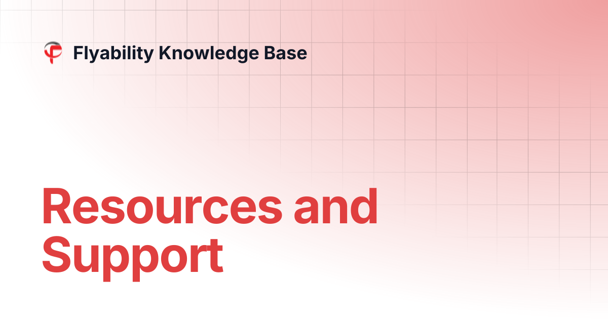 Resources and Support | Flyability Knowledge Base