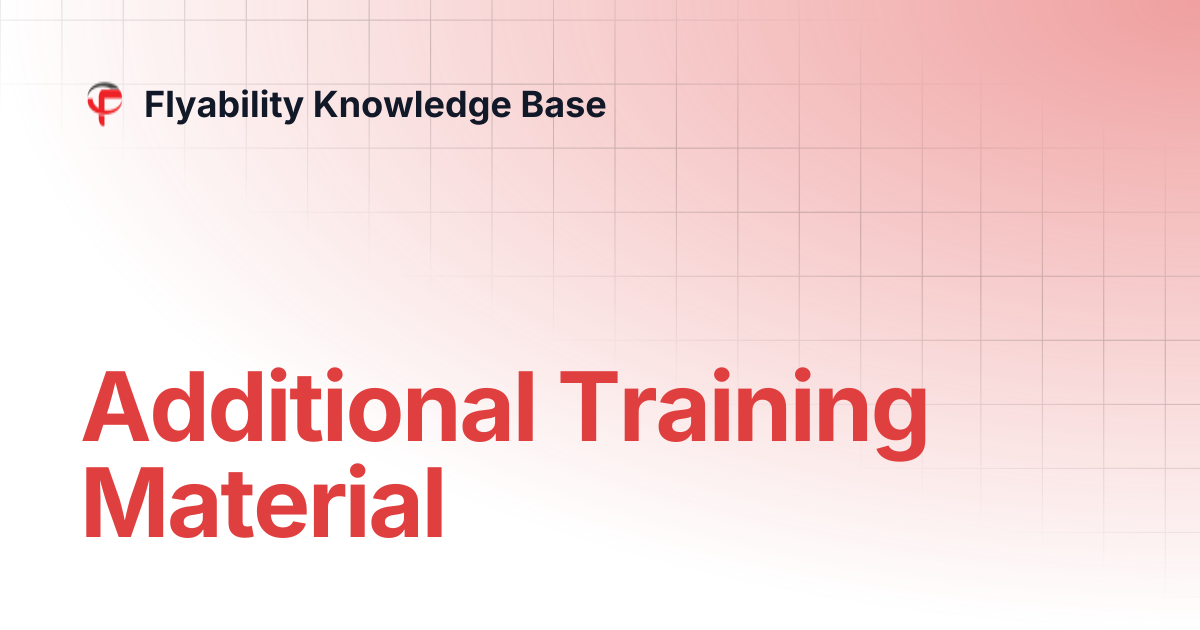 Additional Training Material | Flyability Knowledge Base